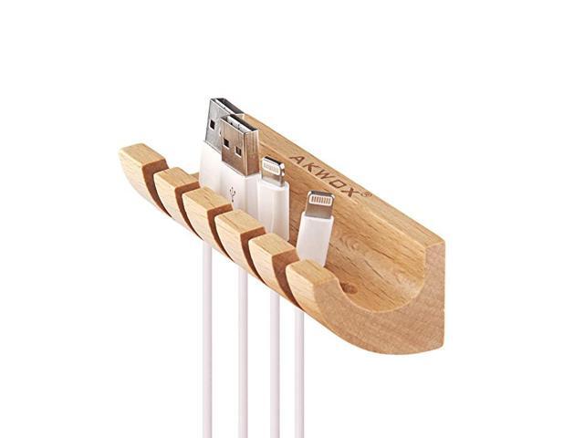 Wooden Cable Organizer and Cord Management System - Newegg.com
