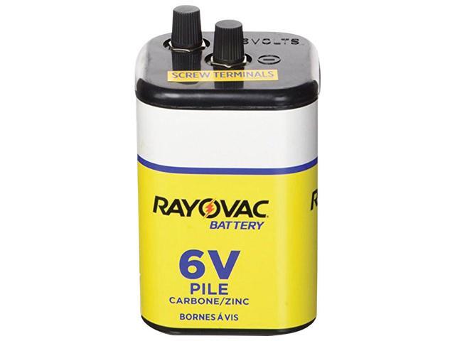 Heavy Duty Lantern Battery, 6 Volt Screw Terminals Rayovac Handheld ...