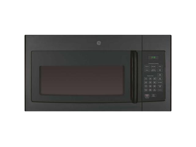 GE JVM3160DFBB 1.6 Cu. Ft. 1000W Black Over-the-Range Microwave ...