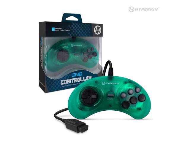 Hyperkin M07016-MG "GN6" Premium Controller For Genesis® (Mermaid Green) - Newegg.com