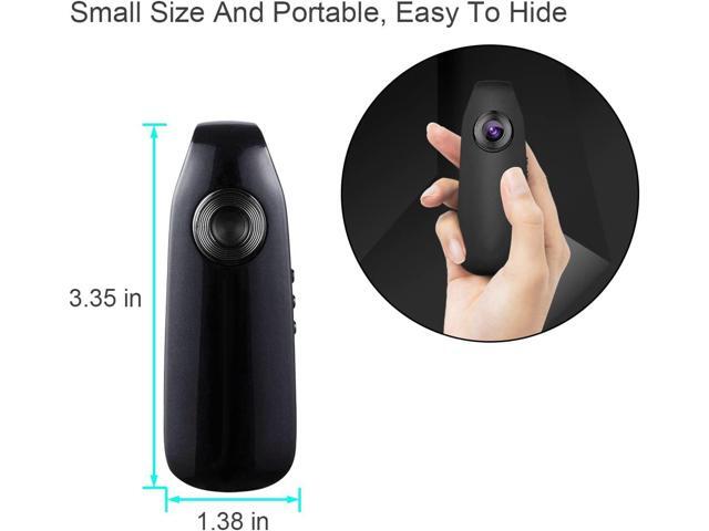 Lenofocus Mini Body Camera 1080P Hidden Spy Cameras Body Mounted Video ...
