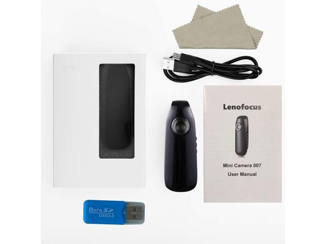 Lenofocus Mini Body Camera 1080P Hidden Spy Cameras Body Mounted Video ...