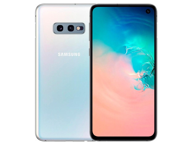 Refurbished: Samsung Galaxy S10E SMG970U - 128GB - Prism White / Blue ...