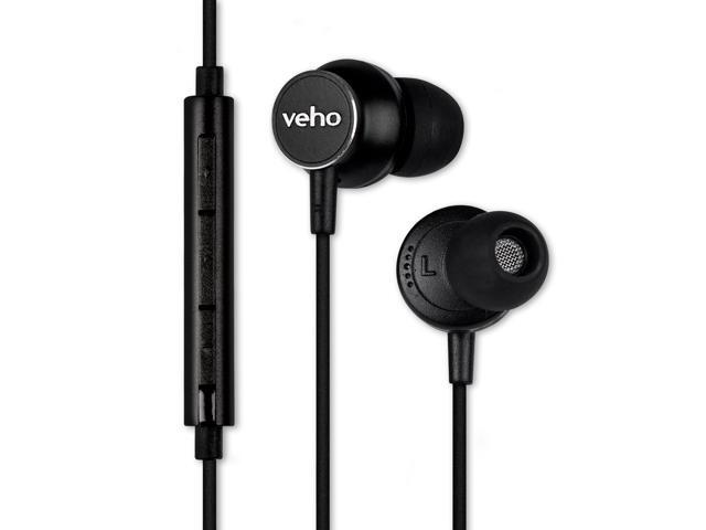 Veho Black CEVEP-011-Z3 Z-3 In-Ear Stereo Headphones with Built-in ...