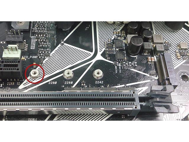 Micro Connectors M.2 SSD Mounting Screws Kit for ASUS, Gigabyte and MSI ...