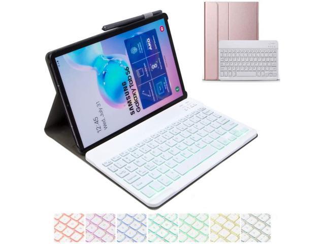 for Samsung Galaxy Tab S7 2020 T870 T875 Keyboard Leather Case 7 Color ...