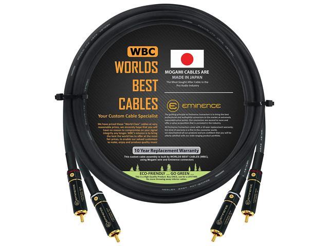 2.5 Foot – Audiophile High-Definition Audio Interconnect Cable Pair ...