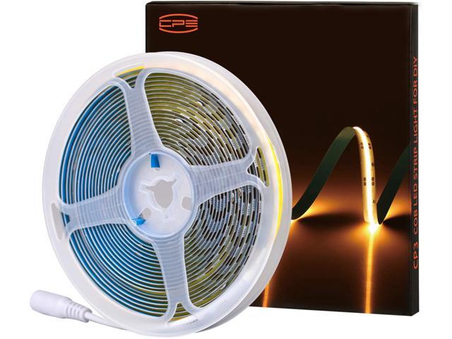 CP3 12V COB Flexible LED Strip 5000K Natural White 16.4 FT 400LEDs ...