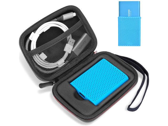 Shockproof Carrying Case + Silicone Cover Combo for Samsung T5 / T3 ...