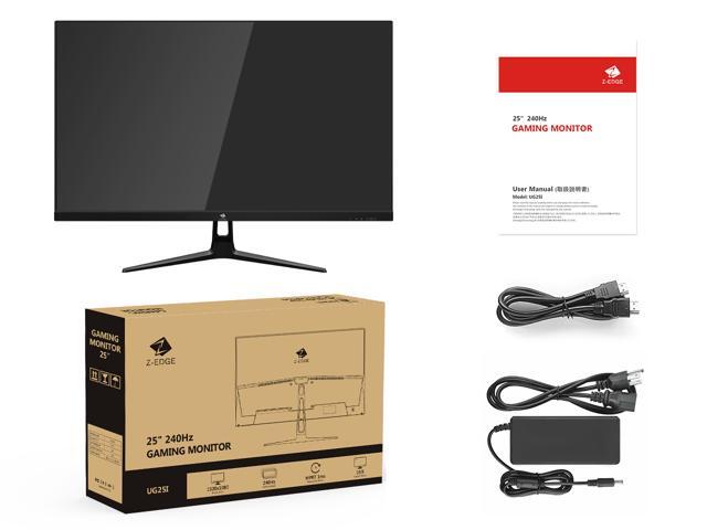 Z-EDGE UG25I 25"(Actual size 24.5") 1080P Full HD 240Hz 1ms Gaming ...