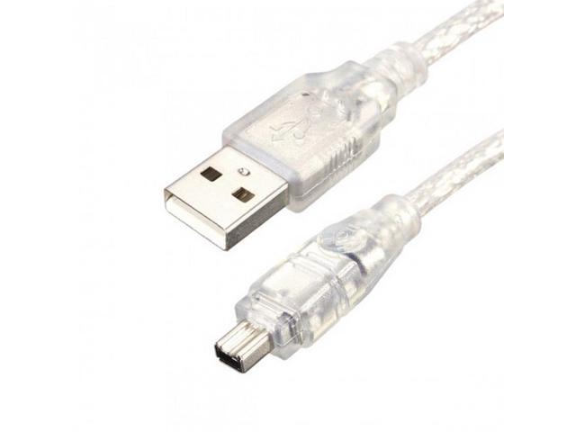 CYSM USB Male to Firewire IEEE 1394 4 Pin Male iLink Adapter Cord Cable ...
