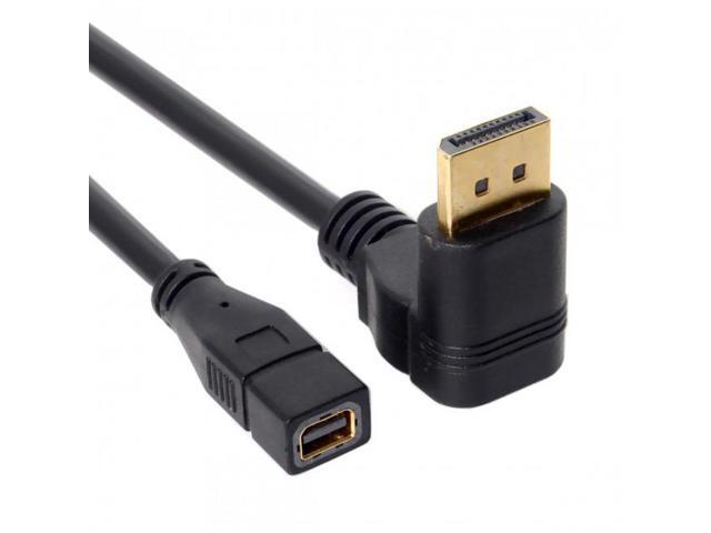 Chenyang Cable Down Angled DP DisplayPort 90 Degree to Mini DP ...