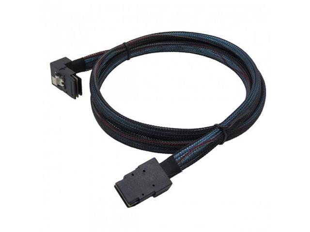 CYSM 1m SFF-8087 Mini SAS 4i 36 Pin to 36Pin Right 90 Degree Angled ...