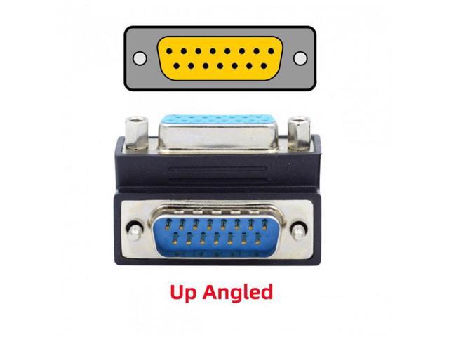 Xiwai CY DB-003-UP Up 90 Degree Angled DSUB D-subminiature 15pin Male ...