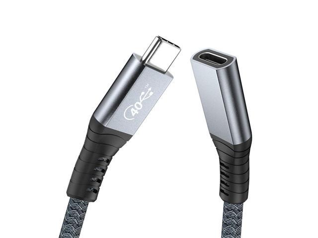 CYSM USB4 Extension Cable Male to Female 40Gbps with 100W Charging and ...