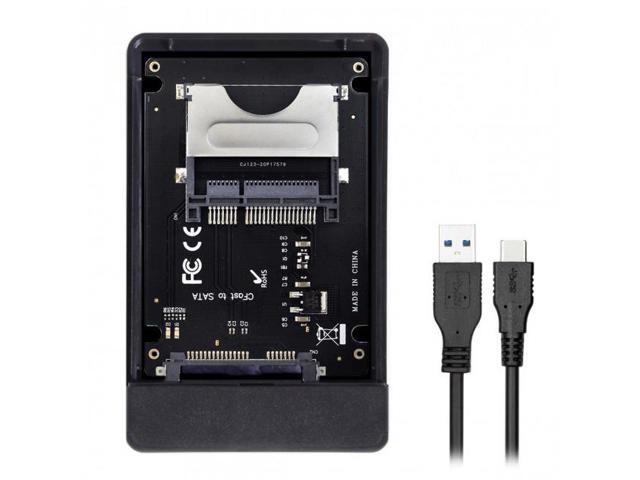 Jimier CY UC-168 CFast to USB-C USB3.0SATA Card Adapter 2.5" Case SSD ...