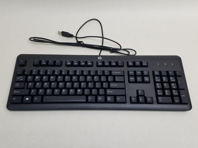 New 672647-003 KU-1156 Wired Standard USB Desktop Keyboard - Black ...