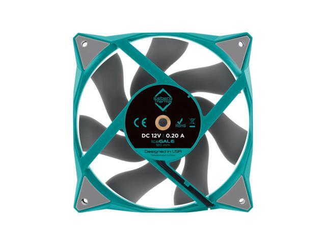 Iceberg Thermal IceGALE 120mm PWM Case Fan 3-Pack (Teal) - Newegg.com