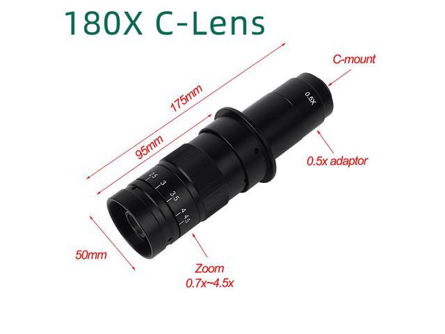 Industrial Video Microscope Camera Objective Lens Adjustable Focus ...