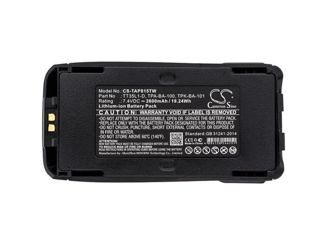 Battery Replacement for Tait TP8115 TP8100 TP8135 TP9300 TP8140 TP8120 ...