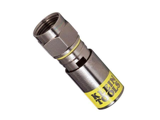 Klein Tools VDV812-612 Universal F Compression Connector - RG6/6Q (50 ...