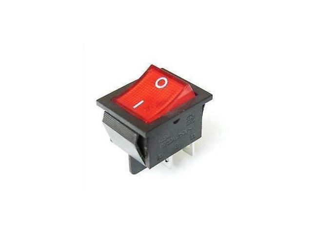R210-1C5L-BR1-NWC-RED - ROCKER SWITCH LIT 2P1T 16A ON- OFF 250VAC QT ...