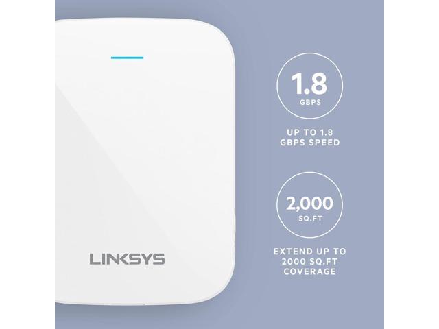 Linksys WiFi 6 Wireless Range Extender | 1.8 Gbps Speed | 2,000 Sq. FT ...