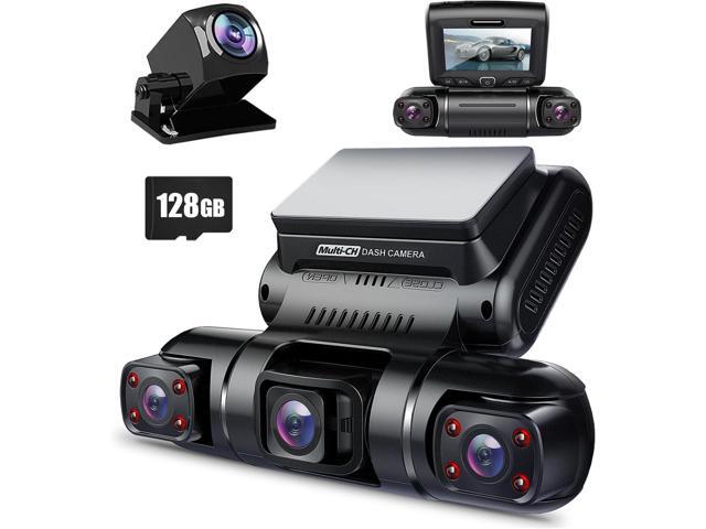 360 Degree View 4 Channel Dash Cam Front and Rear Inside Left Right ...
