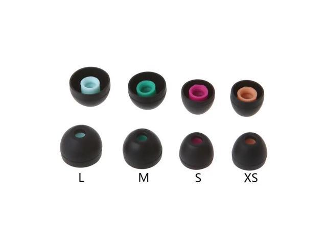 4 Pairs(XS/S/for M/L) Silicone Ear Pads Earphone Eartips Suit for 90% ...