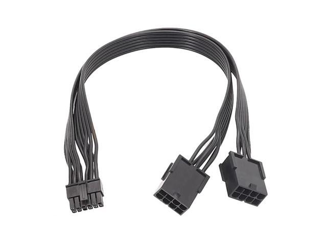 Dual PCIe 8Pin Female to Mini 12Pin Male GPU Power Adapter Cable for ...