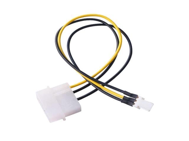 PC Fan Cable D Type Large 4Pin IDE Male to 3Pin Fan Power Male CPU/Case ...