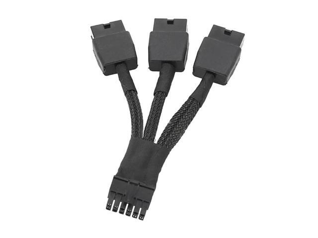 PCIE 12VHPWR 12Pin Connector to 3x8Pin PCI-E GPU Power Adapter Cable ...