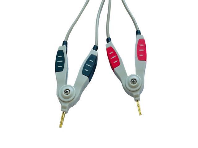 800MM LCR Meter Test Leads Clip Terminal Kelvin Line High Quality Four ...