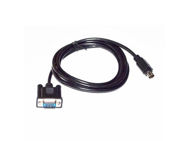 VGA 15-PIN MALE TO MINI DIN 8-PIN TV BOX TO COMPUTER GRAPHICS CARD ...
