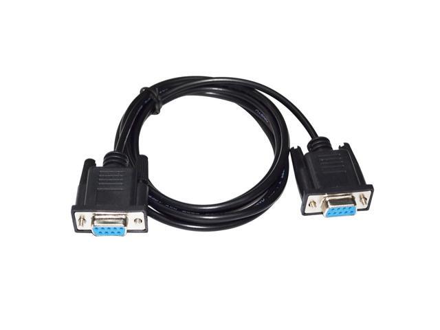RS232 D-SUB 9 PIN DB9 FEMALE TO FEMALE ADAPTER PROGRAMMING FX-232CAB-1 ...
