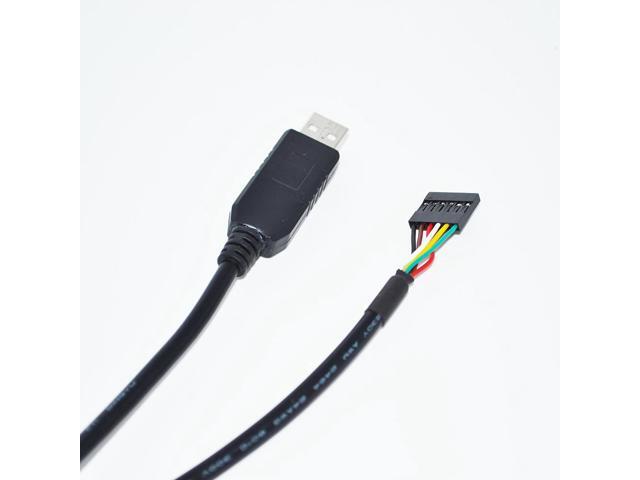 FT232RL CHIP USB TO 6 WAY 0.1" PITCH SINGLE-IN-LINE SIL 6PIN JUMPER ...