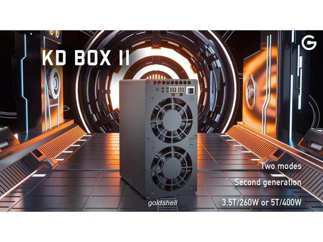Goldshell KD BOX PRO II 5TH/s 400W Hashrate KDA Miner Upgraded from KD ...