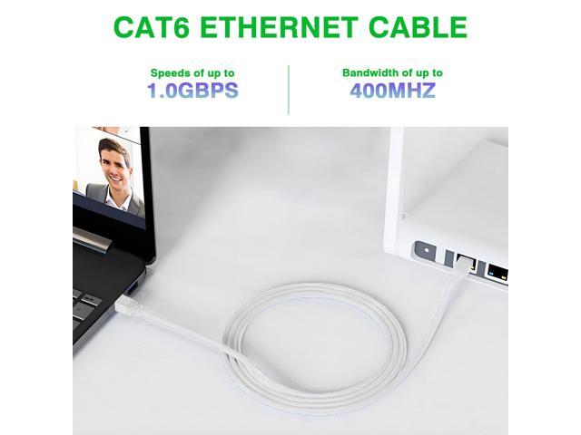 UltraPoE Cat6 Ethernet Cable 100ft 2-Pack Network Cable RJ45 cat 6 ...
