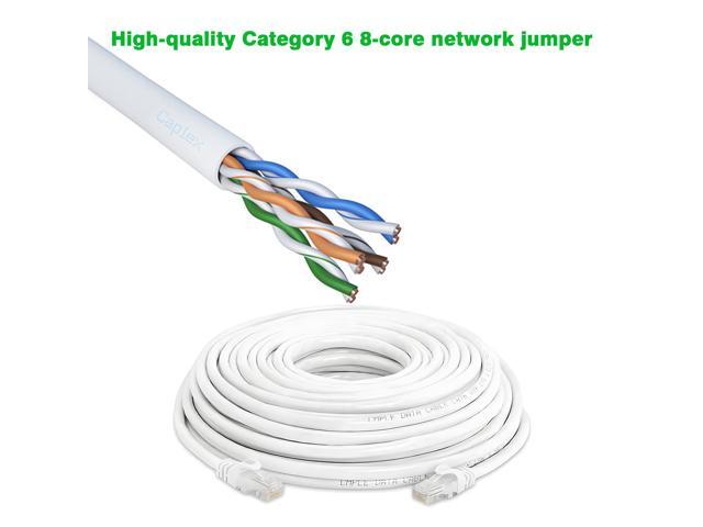 UltraPoE Cat6 Ethernet Cable 60ft 10 Packs Network Cable RJ45 cat 6 ...