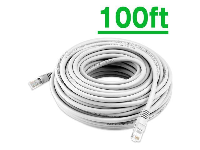 UltraPoE Cat6 Ethernet Cable 100ft 10 Packs Network Cable RJ45 cat 6 ...