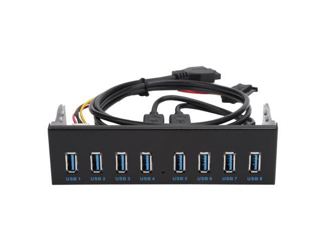HUB Optical Drive Panel 19PIN 8 Port Hub Optical Drive Extension Front ...