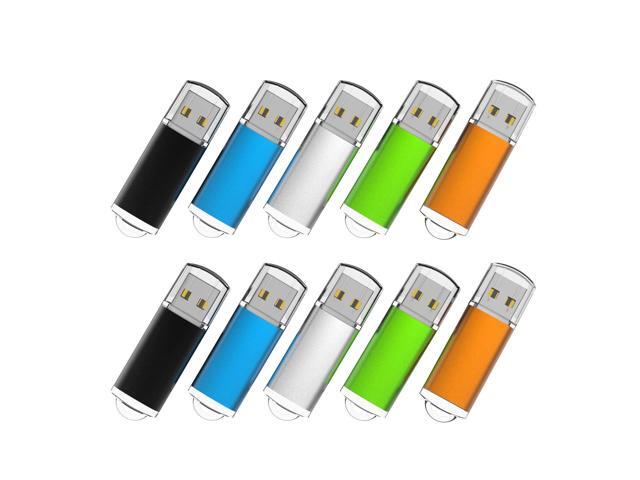 RAOYI 10 Pack 4GB USB Flash Drives USB 2.0 Memory Stick Bulk Thumb ...