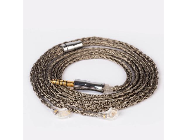 keephifi Earbuds Cable-TFZ 24 Core KBEAR [Show] Ear Monitor Upgraded Cable, 5N OFC Silver plated ...