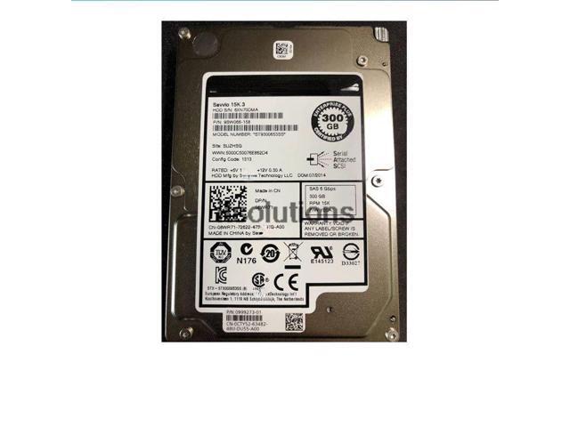 For Dell Compellent SC8000 SC4020 08WR71 300G 15K SAS 2.5 EQ hard drive ...