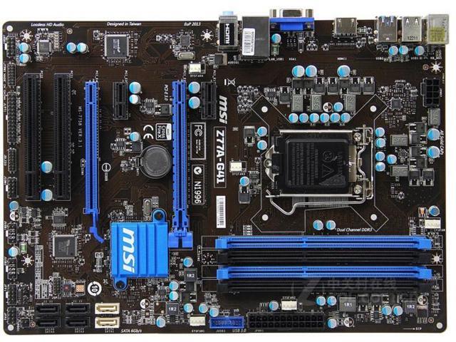 Refurbished: For MSI Z77A-G41 LGA 1155 DDR3 32GB USB3.0 SATA3 i3 i5 i7 ...