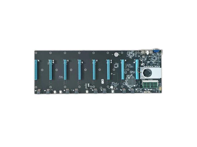 BTC-S37 Mining Machine Motherboard 8 PCIE 16X Graph Card SODIMM DDR3 ...