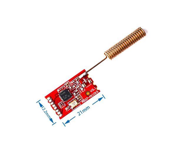 433M CC1101 10mW Wireless Sender Receiver Module NRF905/SX1212/SI4432 ...