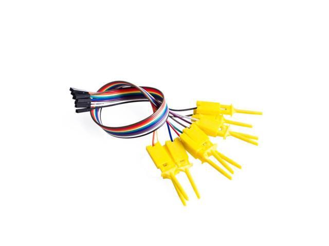 10pcs 200mm High Efficiency Test Hook Clip Logic Analyzer Cable Gripper ...