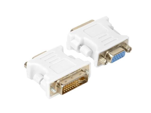 DVI-I Male to VGA /D-Sub/ Female Adapter video adapter DVI to VGA, DVI 29 M SVGA 15 F for ...
