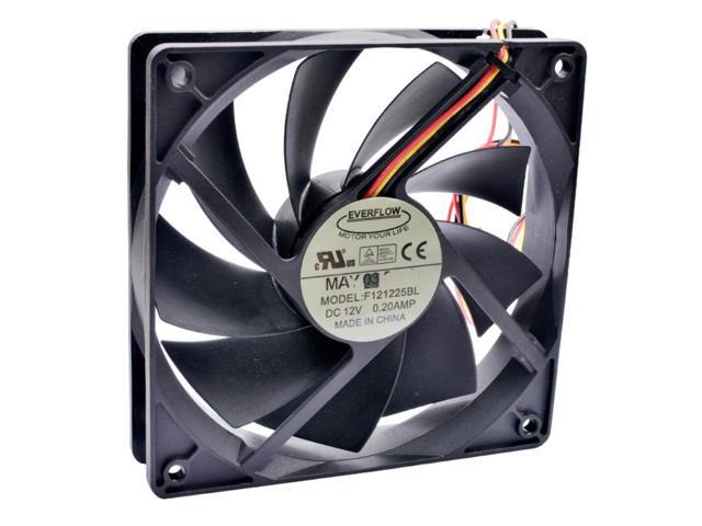 F121225BL 12cm 12025 120mm fan 120x120x25mm DC12V 0.20A double ball ...